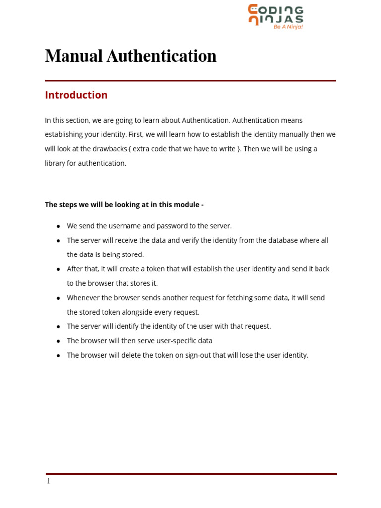 2 Manual Authentication | PDF | Http Cookie | User (Computing)