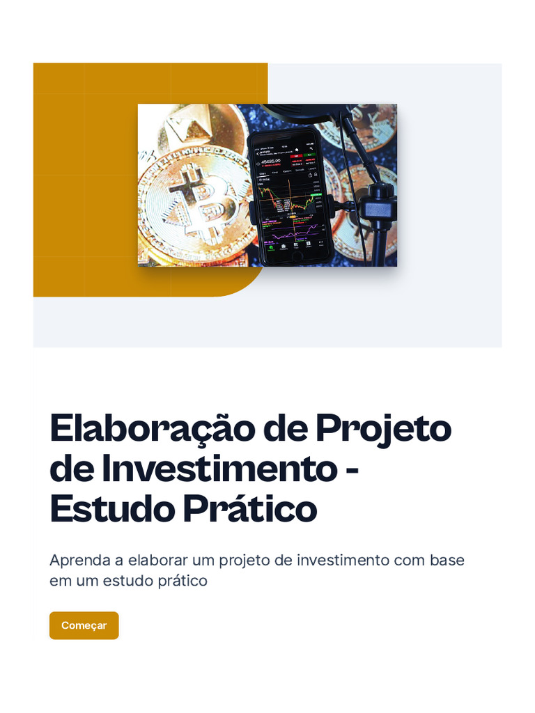 Curso Prático de Projetos de Investimento | PDF | Valor Presente líquido | Investimentos