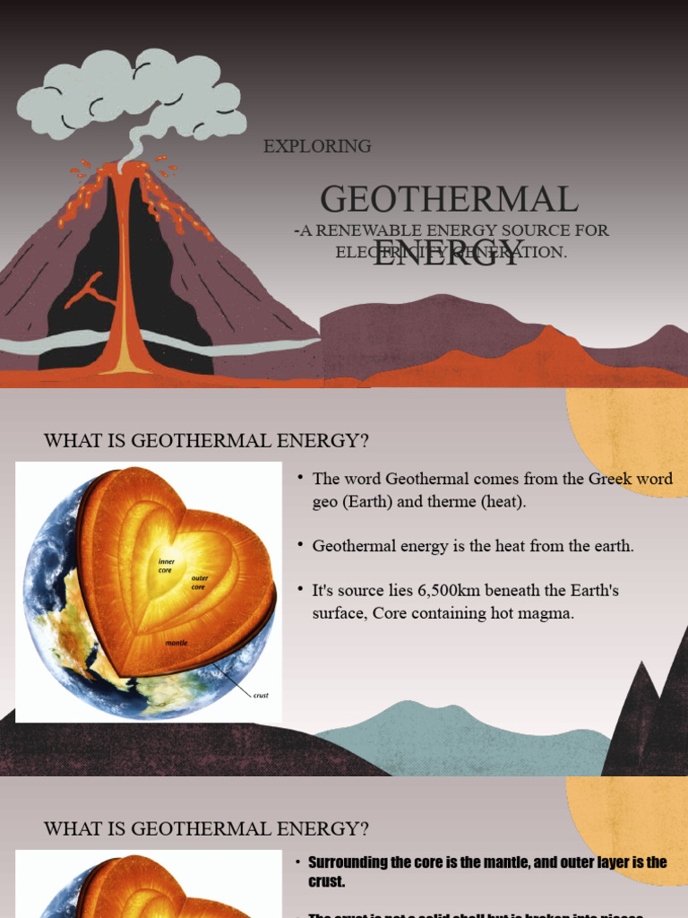 Group 1 Geothermal Energy | PDF | Geothermal Energy | Planetary Core