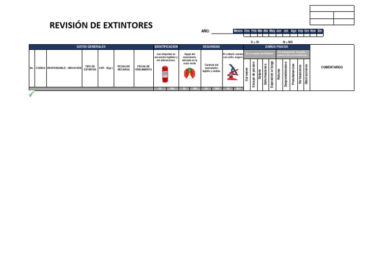 Revision de Extintores - NOM-002-STPS | PDF | Materiales | La seguridad