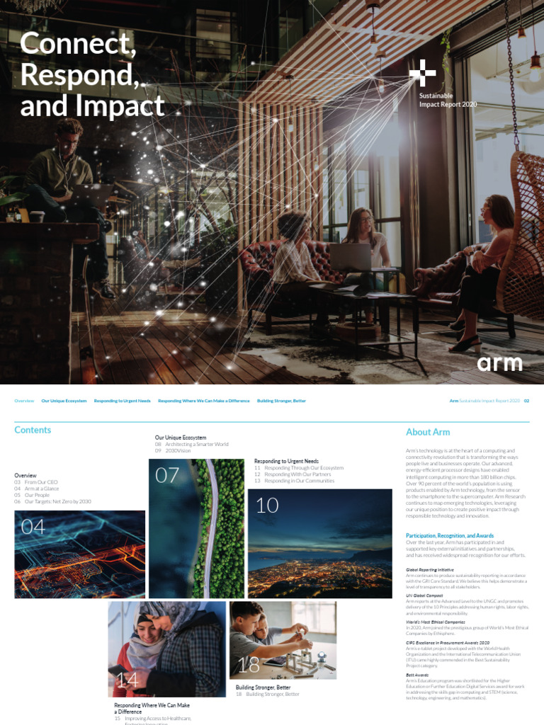 Arm Sustainability Impact Report 2020 | PDF | Sustainability ...
