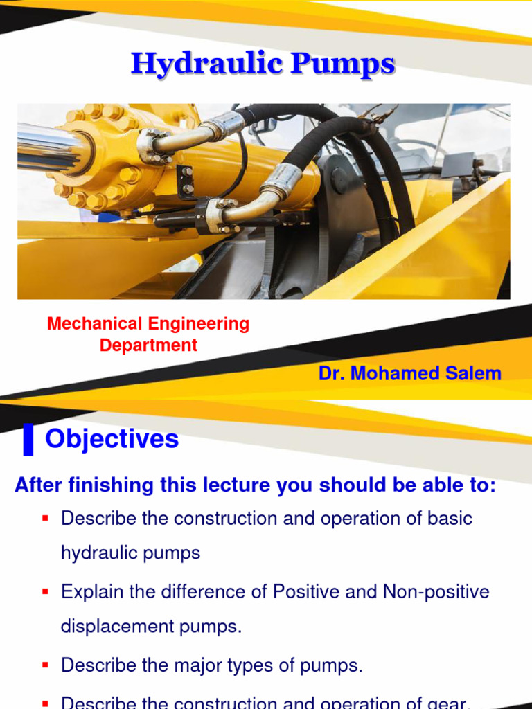 Session04 Hydraulic Pumps | PDF | Pump | Piston