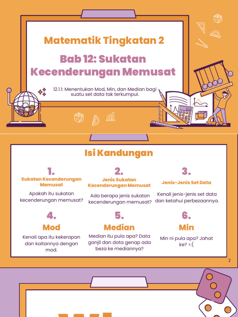 Sukatan Kecenderungan Memusat Part 1 | PDF