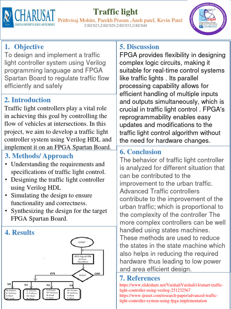 Verilog FPGA Traffic Light Controller | PDF | Field Programmable Gate Array | Hardware ...