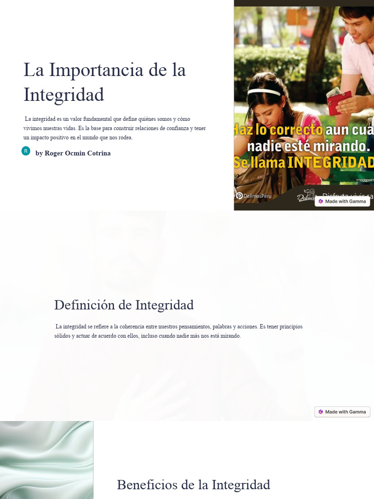 La Integridad | PDF