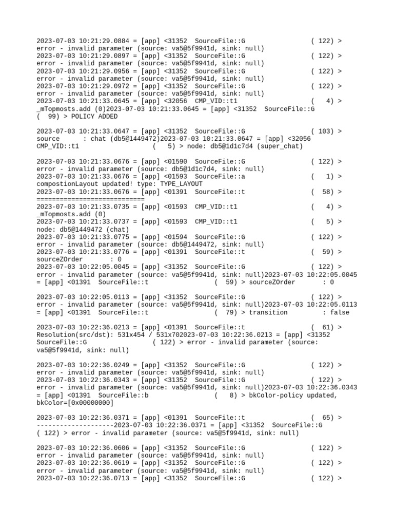 Usb Cam Log | PDF | Android (Operating System) | Java (Programming Language)