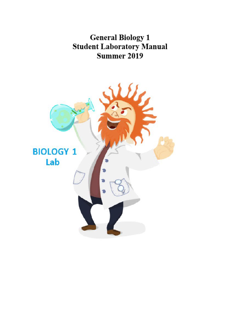 General Biology I Lab Manual | PDF | Ph | Acid