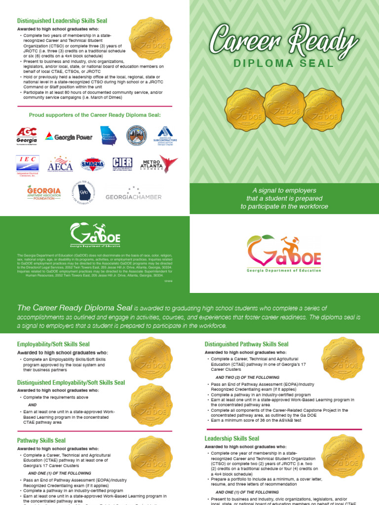 Career Ready Diploma Brochure 003 | PDF