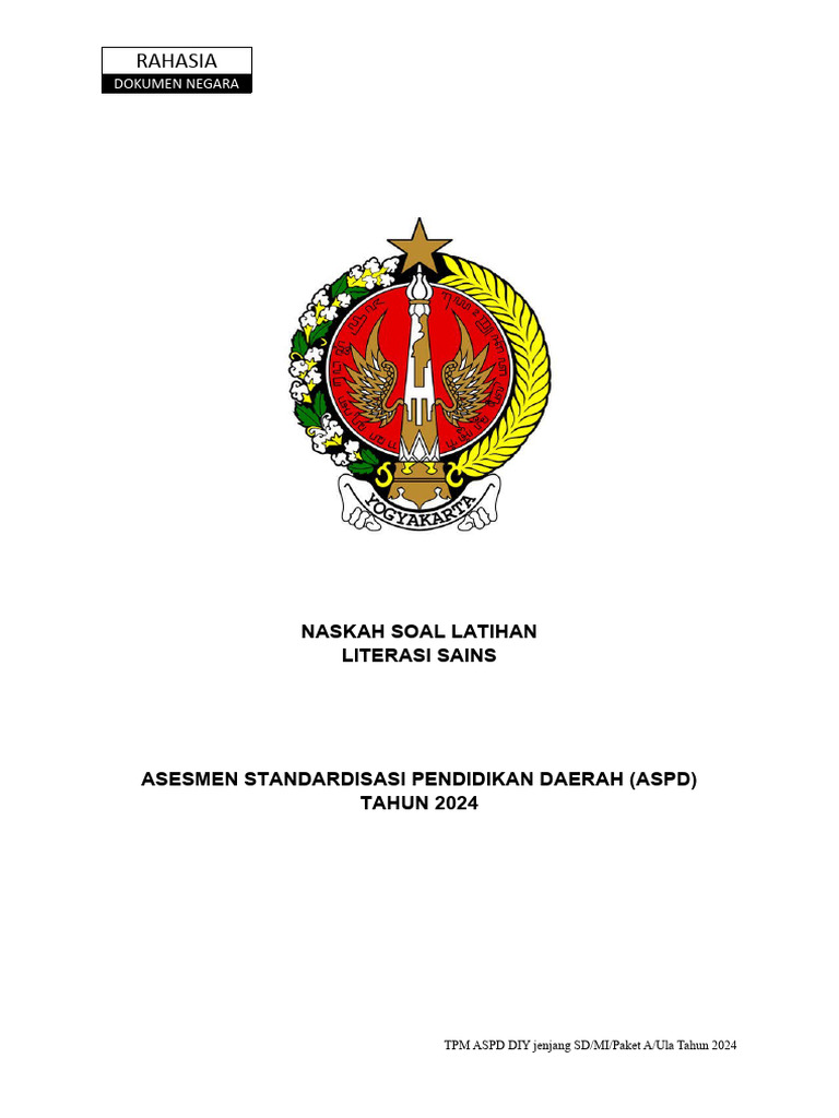 Soal TPM 3 SAINS 2024.. | PDF