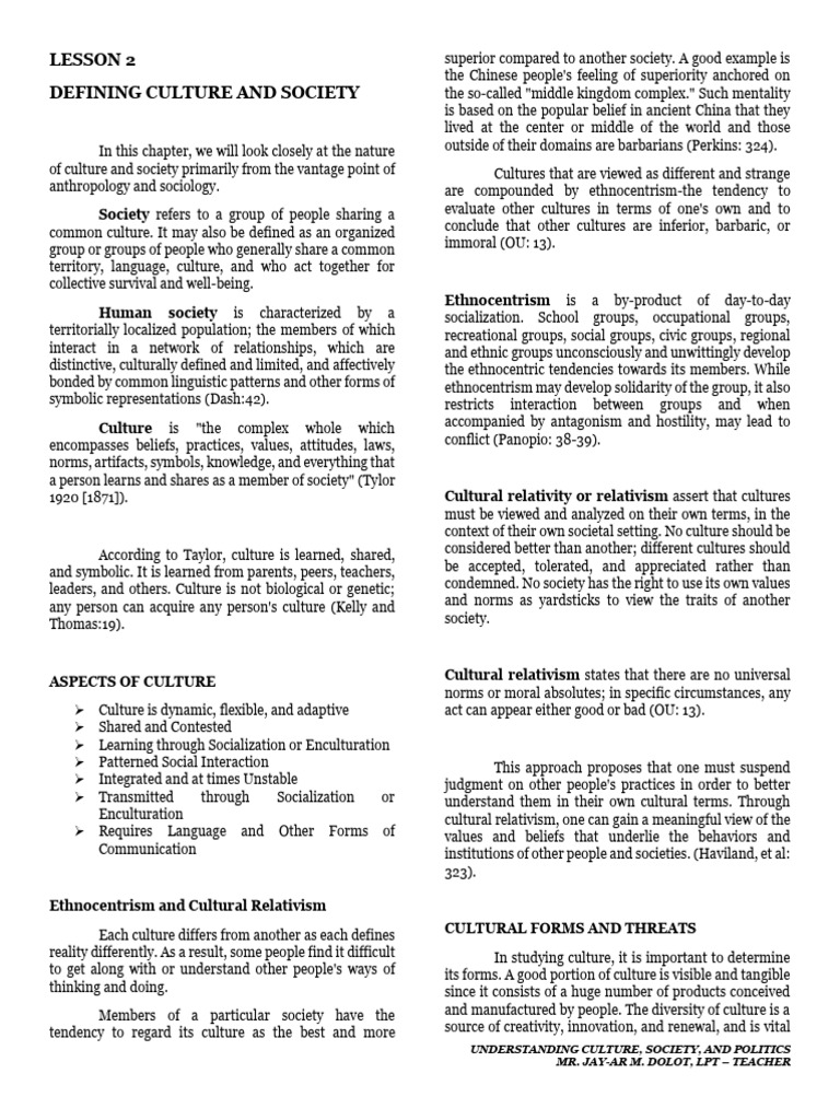 Lesson-2 (1) | PDF | Cultural Heritage | Traditions