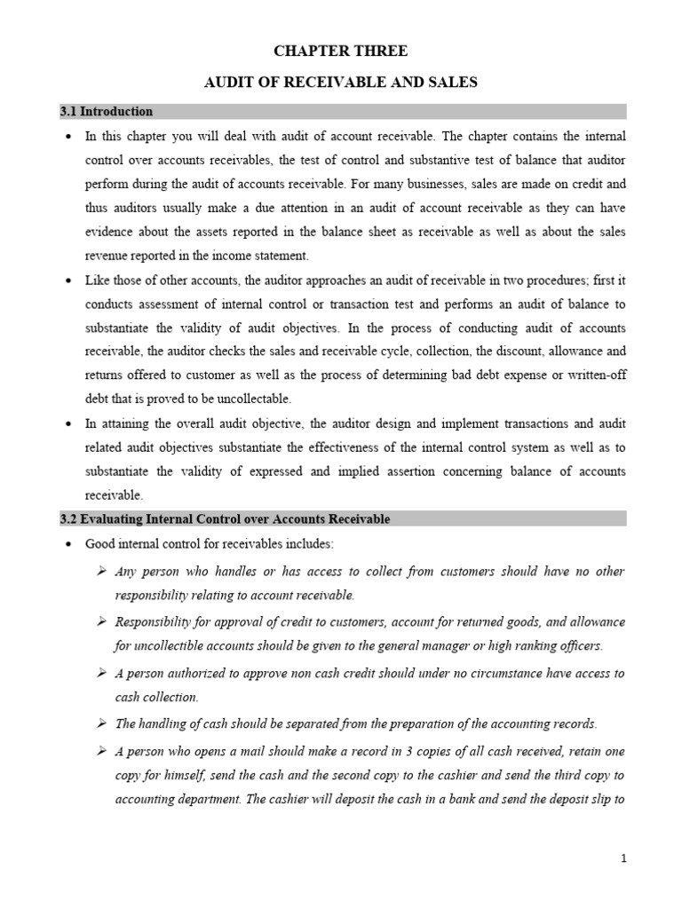 Audit II CH 03 Audit | PDF | Audit | Financial Audit