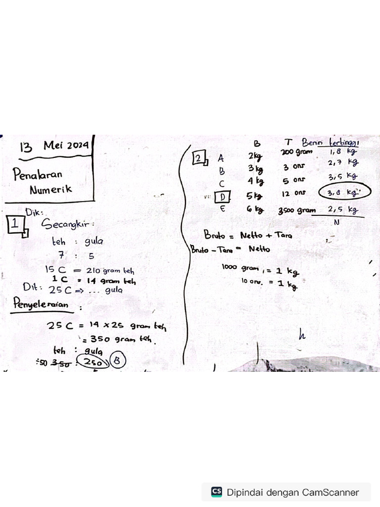Soal Numerik 01 | PDF