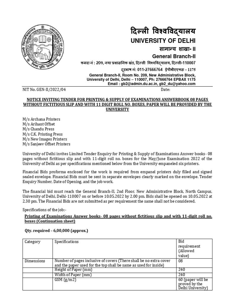 06052022-genBr-II-NEW LTI ANSWER SHEET | PDF | Bookbinding | Printing