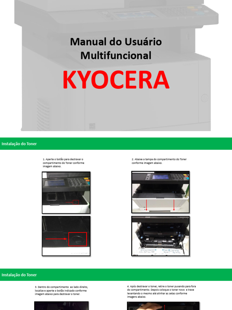 Treinamento Operacional M3655 M3550 | PDF | Hardware de computador ...