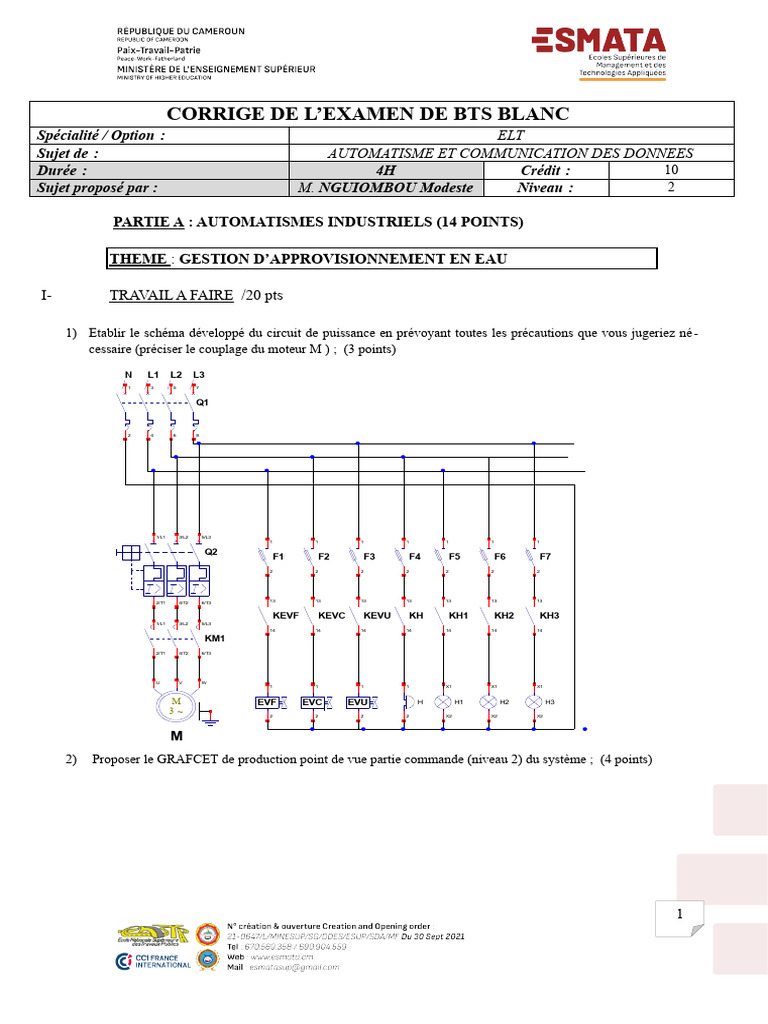 Exercices Corrigés Automatisme Industriel | PDF | Échantillonnage ...