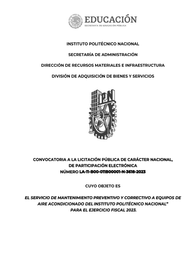 Conv LA N3618 Mant A Aires Acond 14jul23 VF | PDF