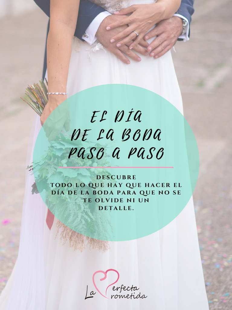 Guía de Timing para Bodas Perfectas | PDF