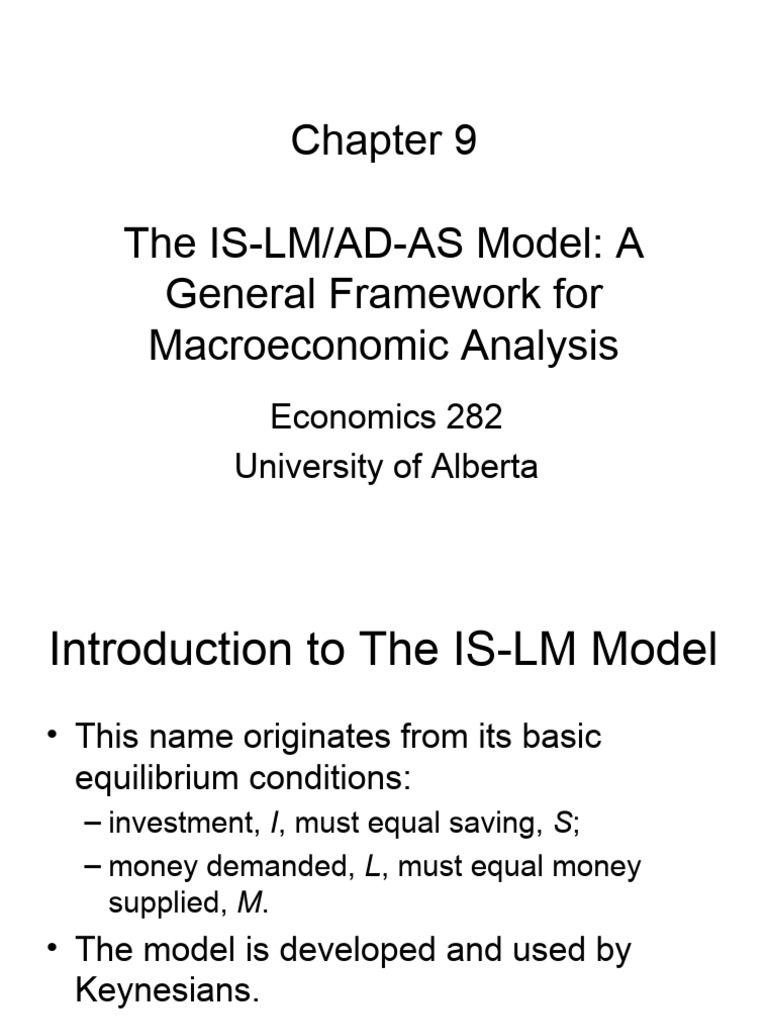 Adas Model. | PDF | Long Run And Short Run | Economic Equilibrium