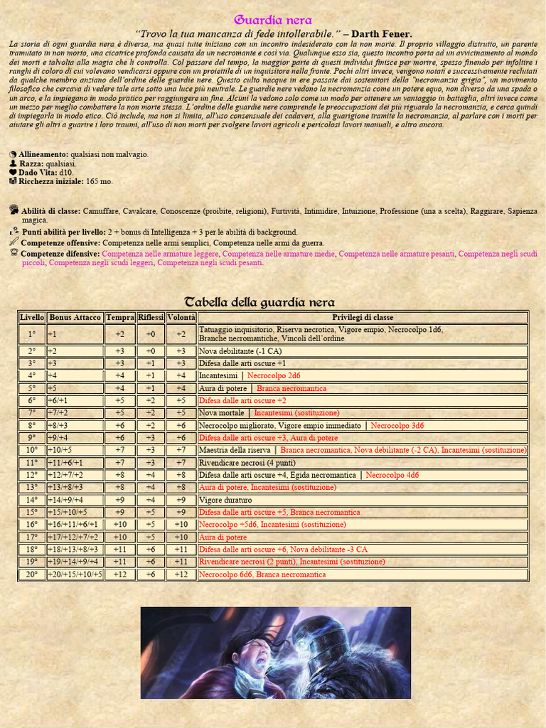 Vecchia Guardia Nera | PDF