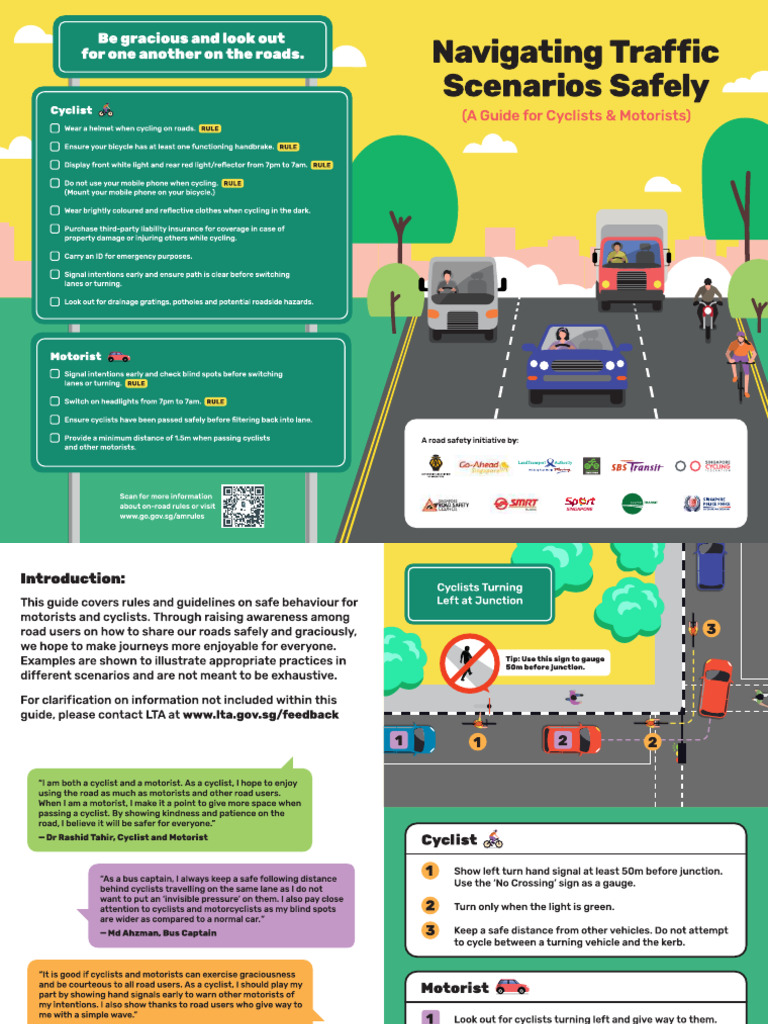 Traffic Safety Singapore | PDF | Intersection (Road) | Traffic