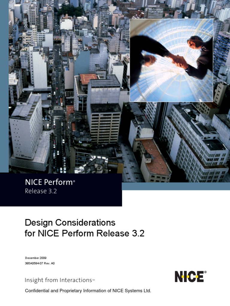 Nice Design Considerations | PDF | Voice Over Ip | Databases