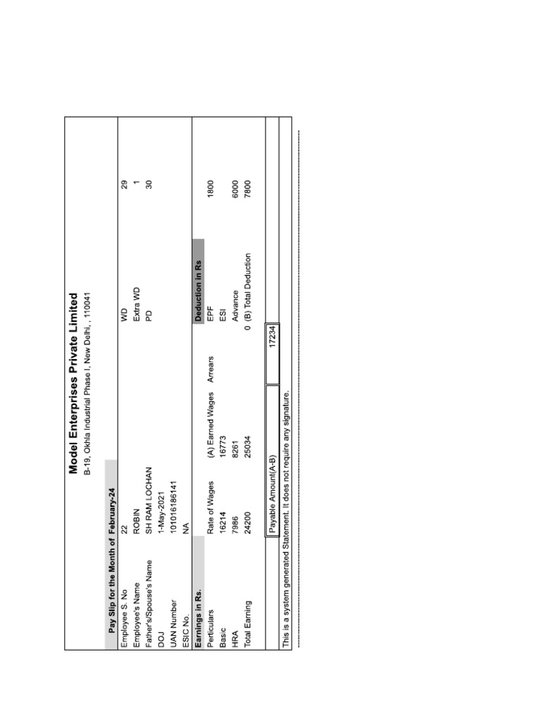 Robin Model Feb24 | PDF