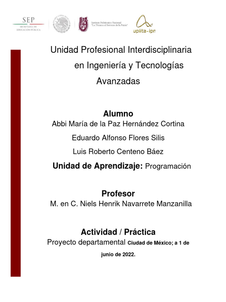 Documentacion Proyecto 2 | PDF | Programa de computadora | Programación