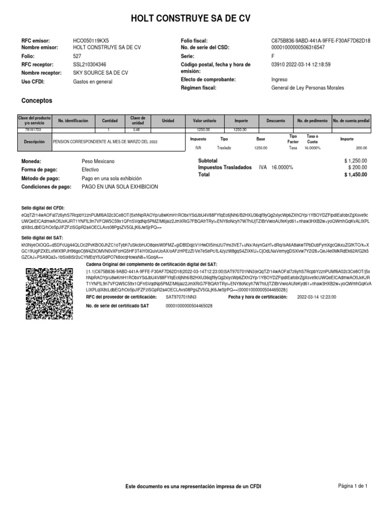 Holt Construye Sa de CV: Conceptos | PDF | Economias | Dinero