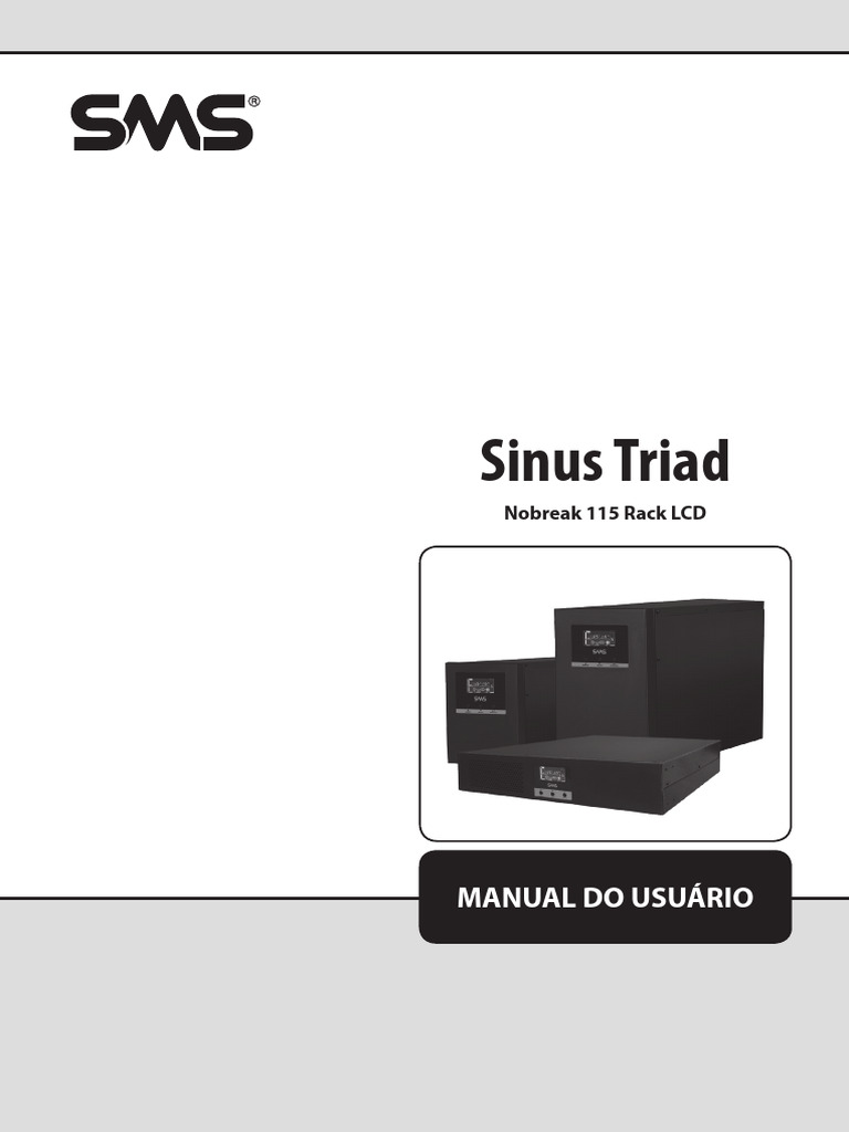 Manual Sms Sinus Triad 12 e 31kva - Rack | PDF | Fonte de energia ...