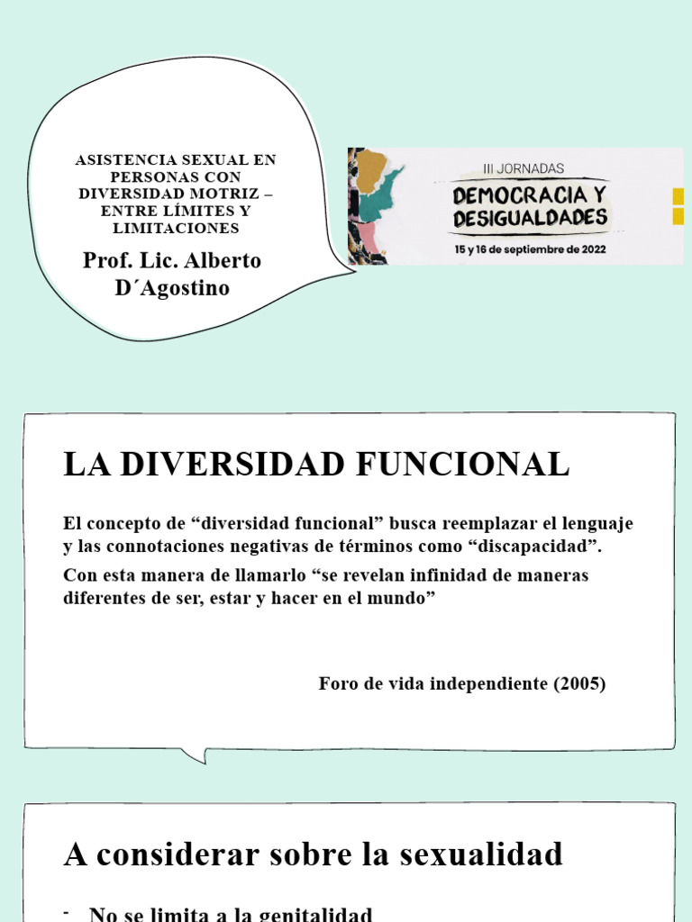 Sexualidad y Diversidad Funcional | PDF