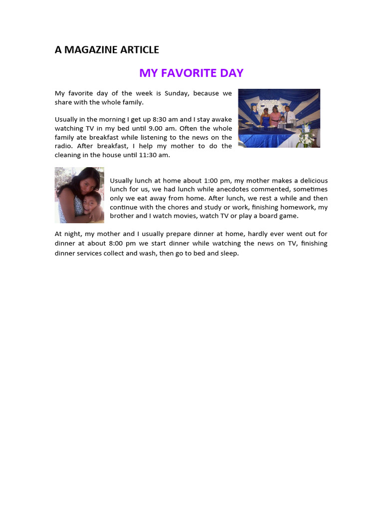 A Magazine Article | PDF