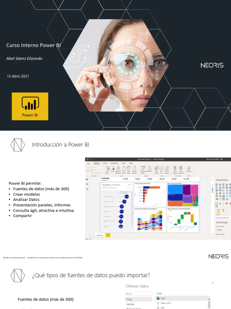 Curso PBI | PDF | Ciencias de la Información | Datos