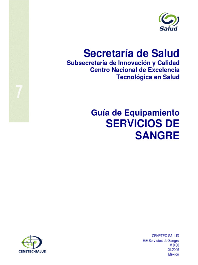 Servicios de Sangre | PDF | Sangre | Transfusión de sangre