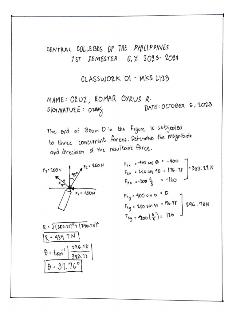 Cruz MKS2123 Classwork1 | PDF