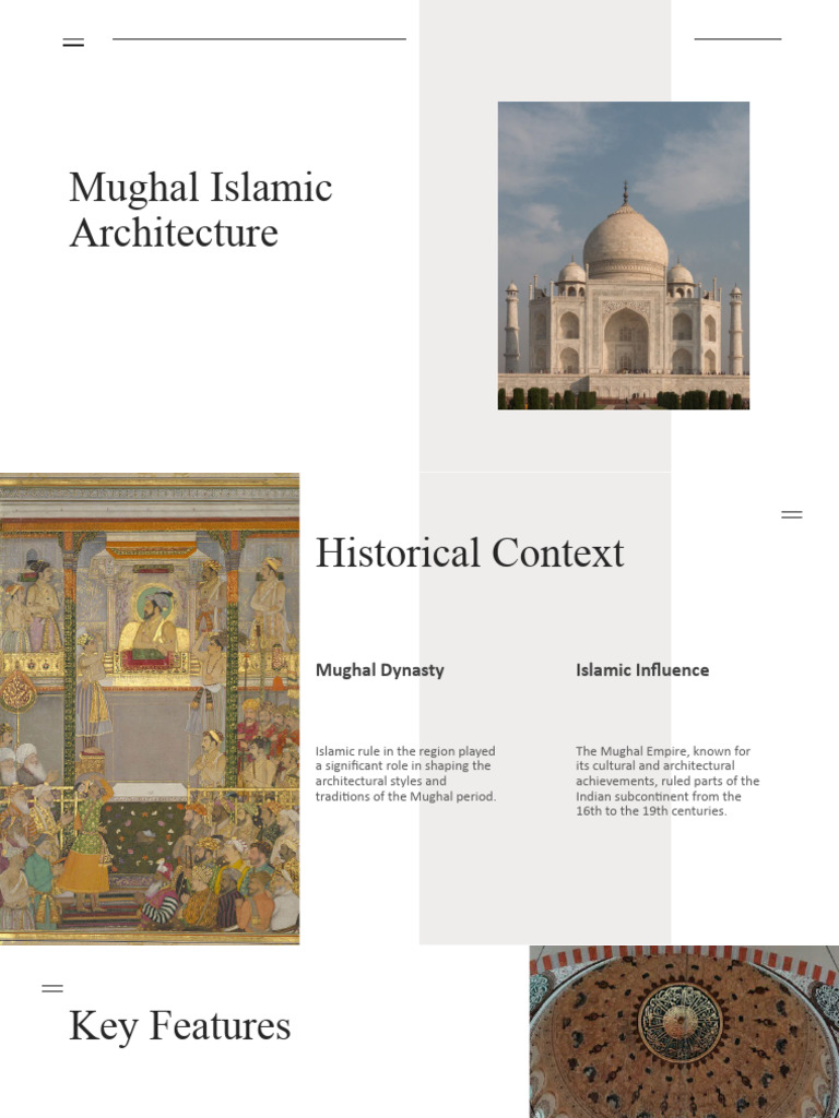 Characteristics of Mughal Islamic Architecture | PDF | Mughal Empire ...