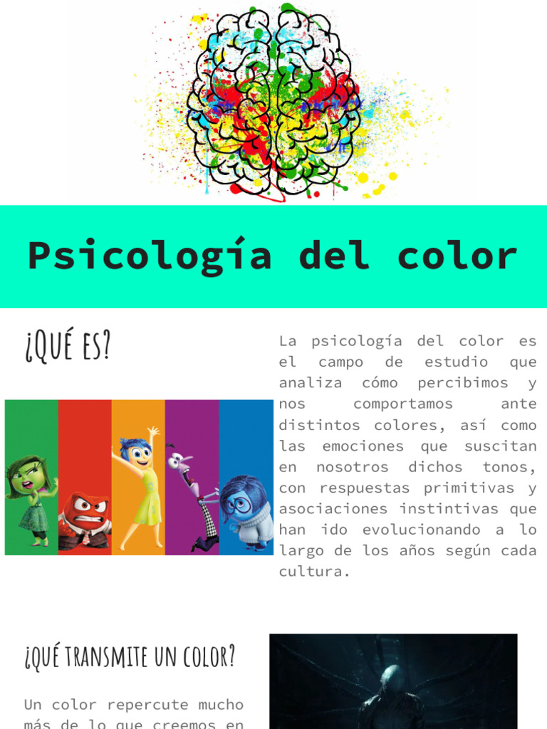 Psicología del Color: Significados y Efectos | PDF | Color | Sicología
