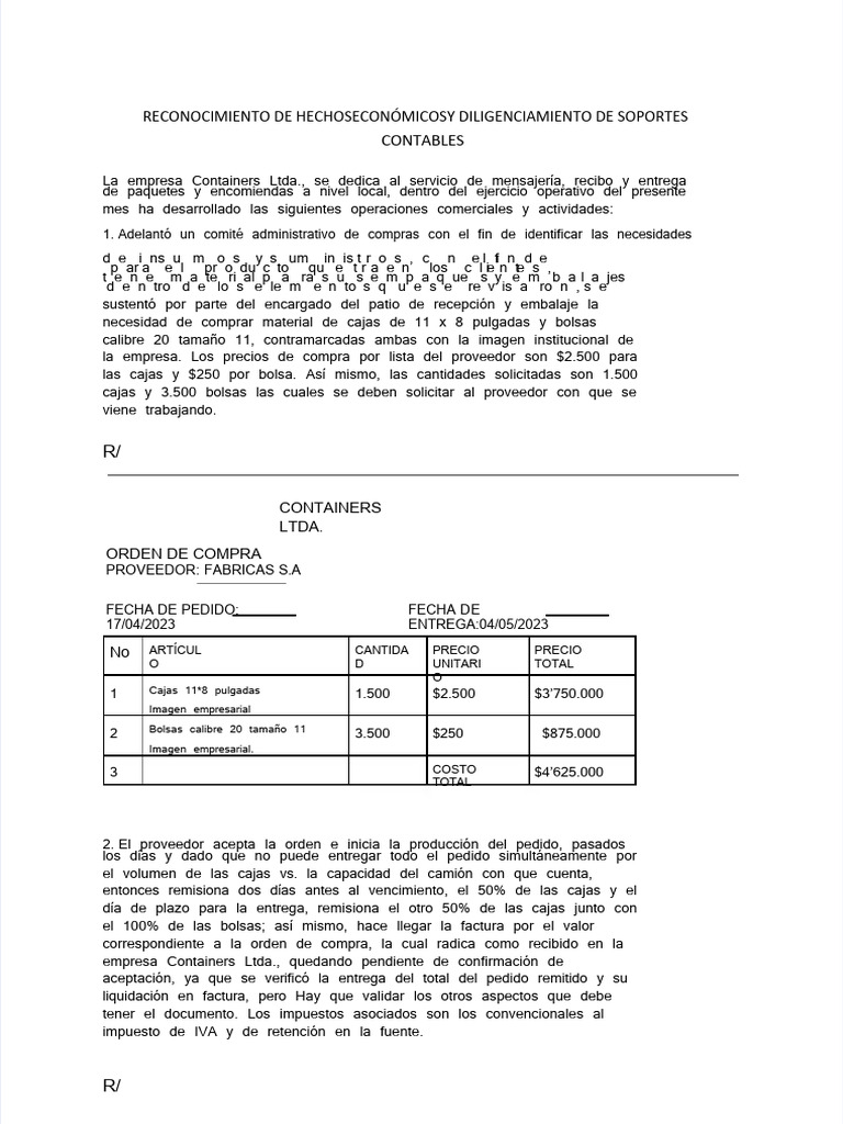 PDF Desarrollo Taller | PDF | Depreciación | Bancos PDF Desarrollo Taller | PDF | Depreciación | Bancos