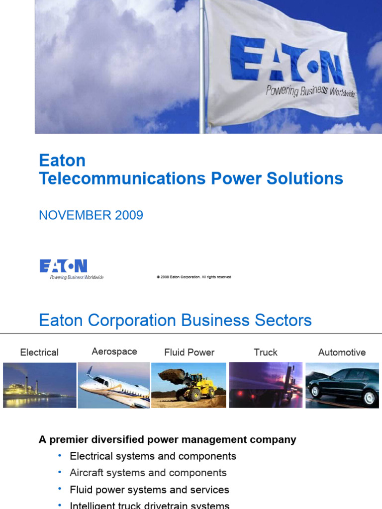 DC Key Customer Introduction To Eaton (1) .915 | PDF | Smart Grid ...