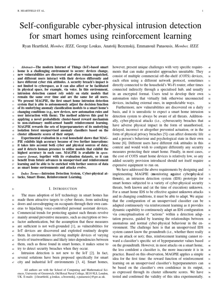 LOUKAS - Self-Configurable - Cyber-Physical - Intrusion - Detection ...