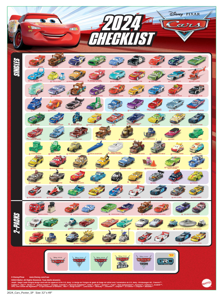 Cars 3 diecast list 2018 store