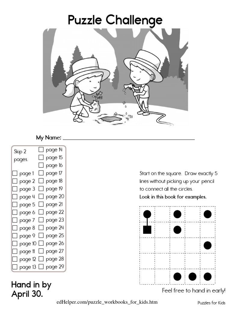 Puzzles For Kids Grade 2 | PDF | Teaching Methods & Materials