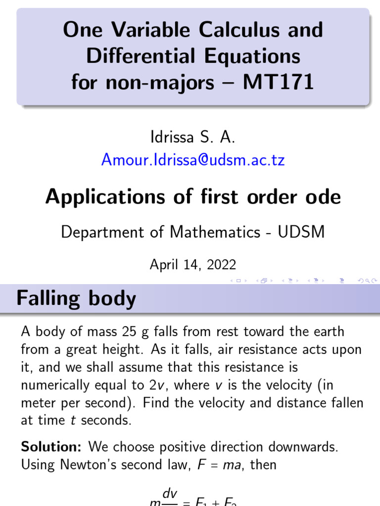 Press 10 | PDF | Radioactive Decay | Ordinary Differential Equation