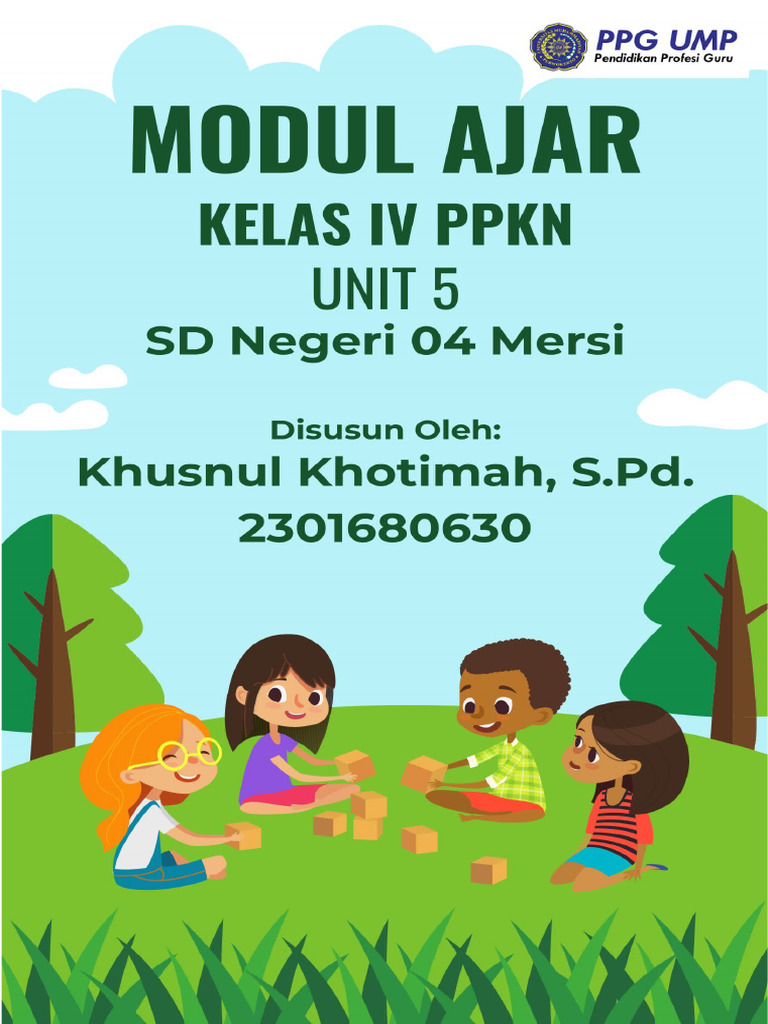 Modul Ajar Kelas 4 PPKN Gotong Royong | PDF | Karier & Perkembangan