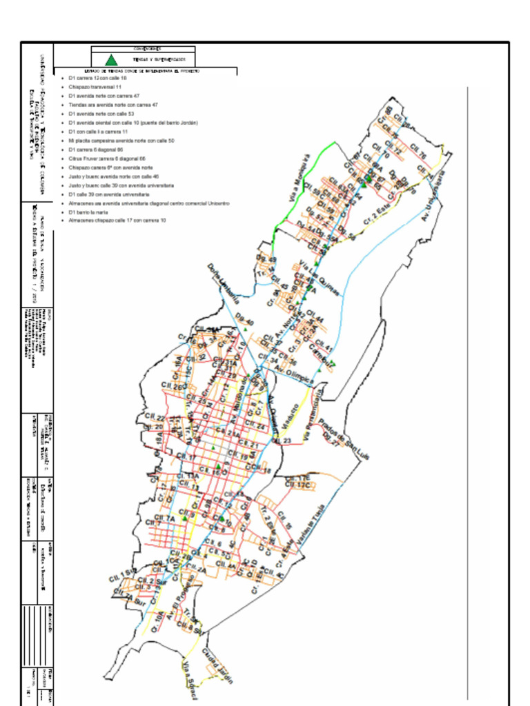 Plano Zonas de Servicio | PDF