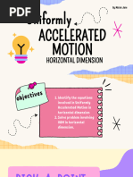 Worksheet No. 6 Uniformly Accelerated Motion | PDF