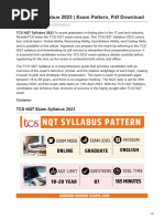 TCS NQT 2025 Syllabus & Exam Pattern | PDF | English Grammar | Grammar