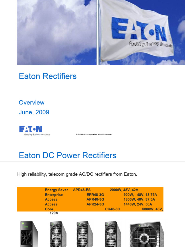 Eaton Rectifiers - Overview | PDF | Science & Mathematics | Technology ...