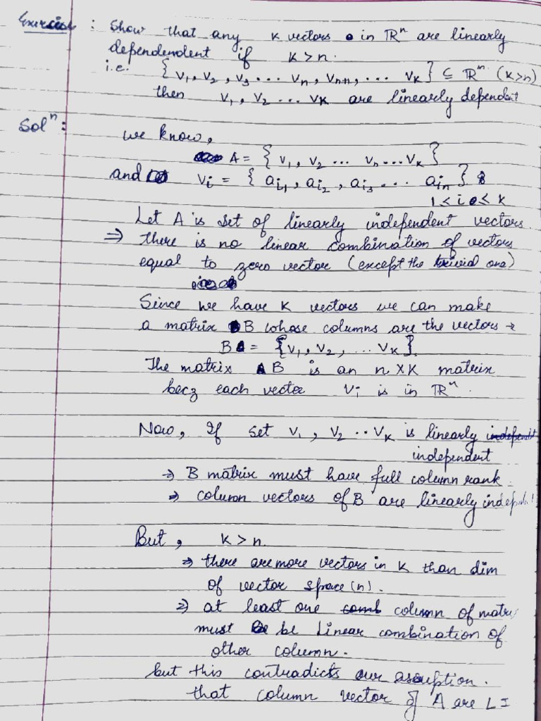 218 - Linear Algebra | PDF