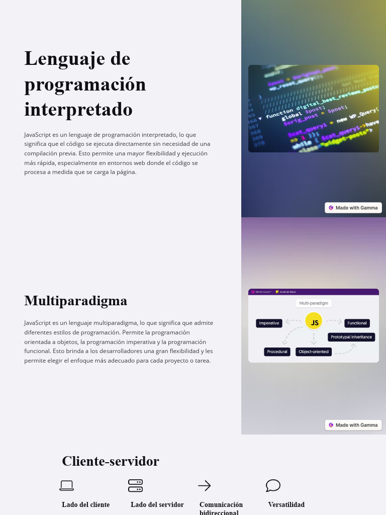 Lenguaje de Programacion Interpretado | PDF | Script Java | Modelo de ...