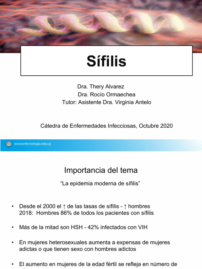 Sifilis | PDF | Ciencias de la Salud | Estadísticas medicas